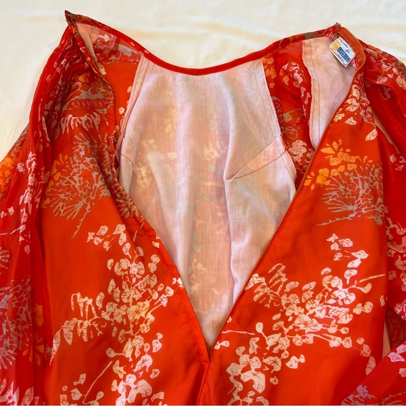 Vintage | Dresses | Vintage Andrade Hawaiian Holomuu Watteau Train ...